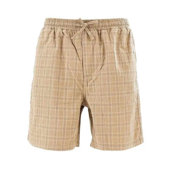 FORET Textured Organic Cotton Wide Leg Shorts