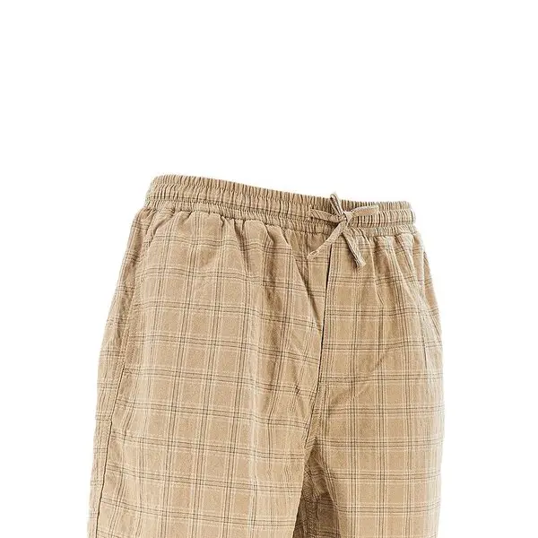 FORET Textured Organic Cotton Wide Leg Shorts