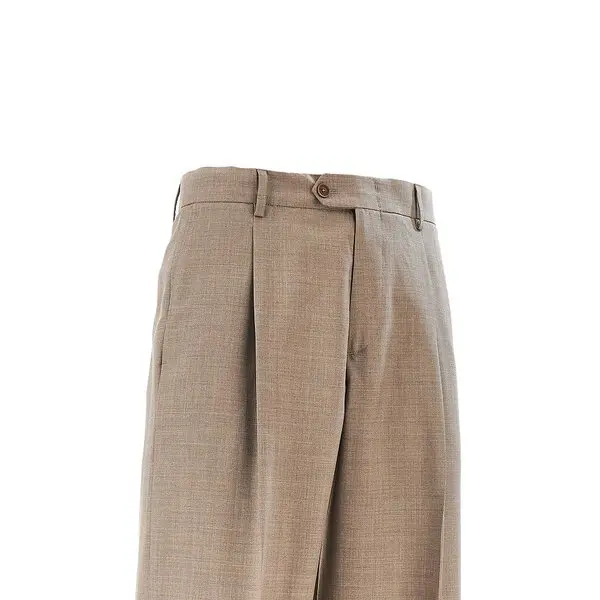 BRERAS Orazio Tailored Virgin Wool Canvas Pants