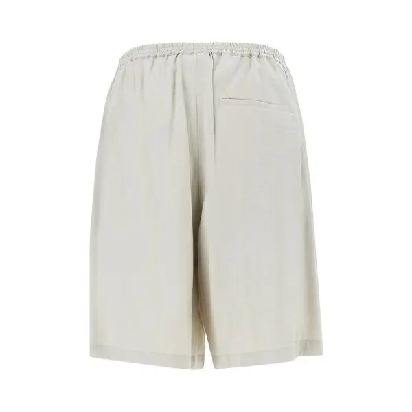 Emporio Armani Modal-blend Wide Leg Shorts