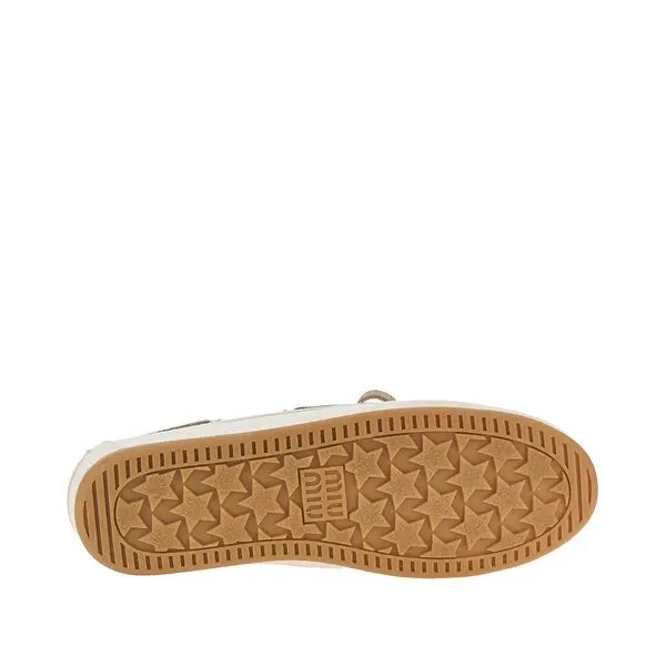 Miu Miu Canvas Boat Shoes
