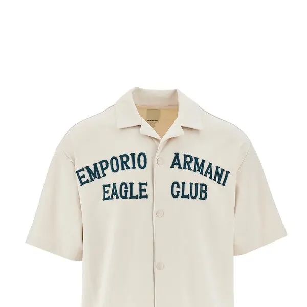 Emporio Armani Eagle Club' Jersey Baseball Shirt An