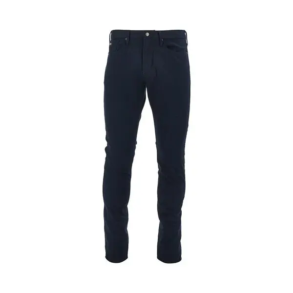 Emporio Armani Stretch Canvas J06 Slim Fit Pants - Blue