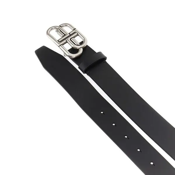 Balenciaga Bb Large Leather Belt