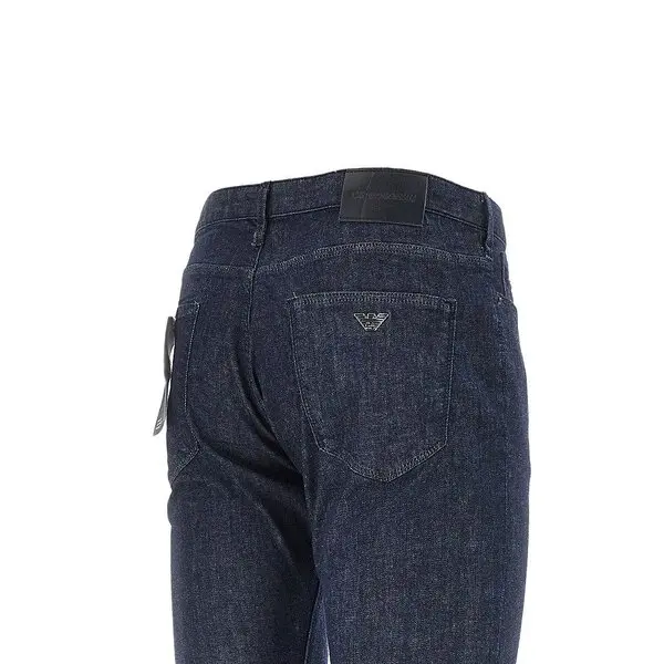 Emporio Armani Stretch Denim J06 Pants - Blue