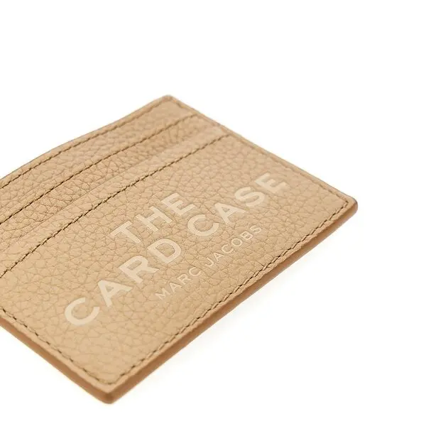 Marc Jacobs Grain Leather Cardholder - Beige