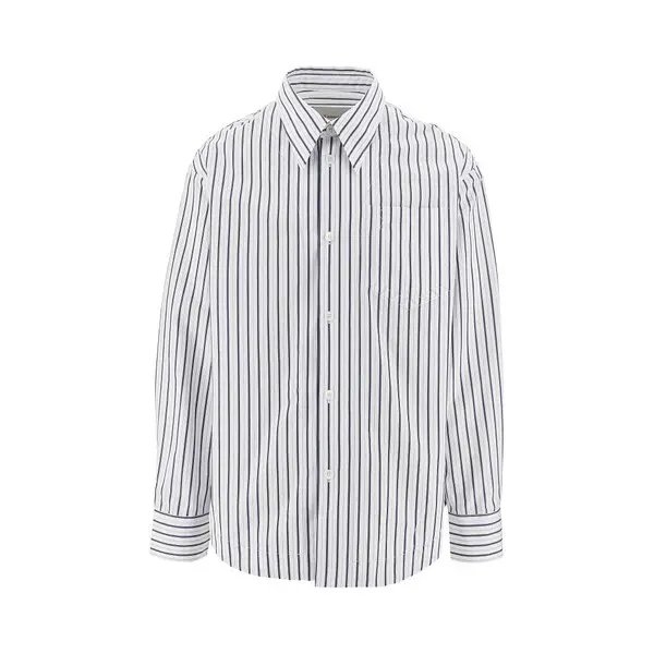 Ami Triped Poplin Looe Fit Hirt