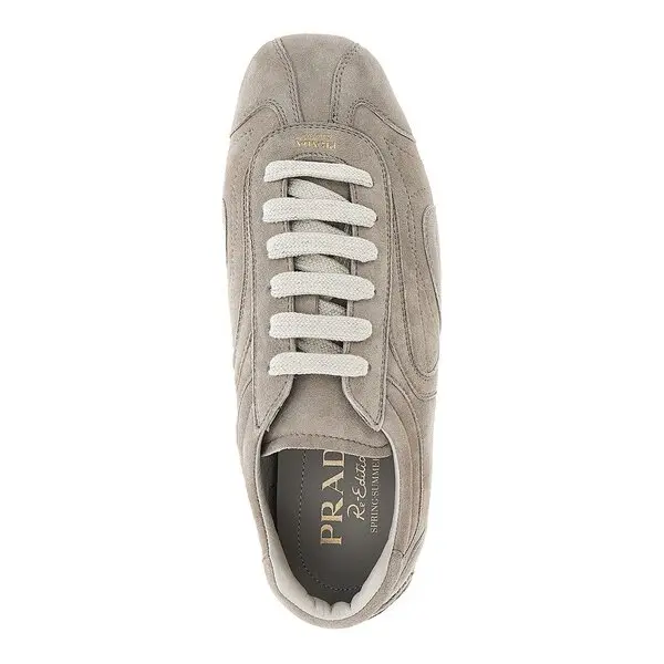Prada Montecarlo Re-edition 2005 Suede Sneakers - Grey