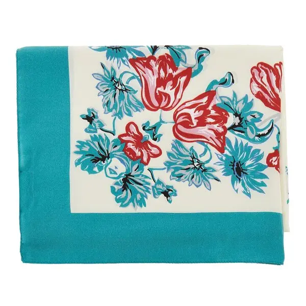 Pinko Viscose And Silk Scarf With Print
