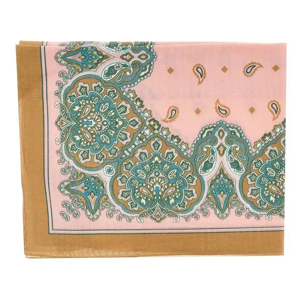 Pinko Bandana Print Cotton Scarf