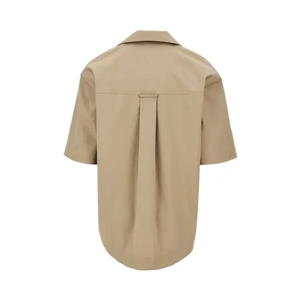 AMI Paris Cotton Gabardine Bowling Hirt