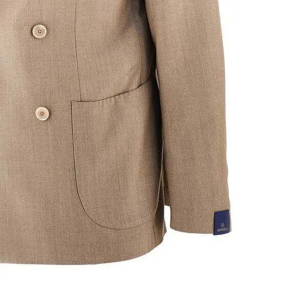 SANTANIELLO Light Wool Double-breasted Tailored Suit