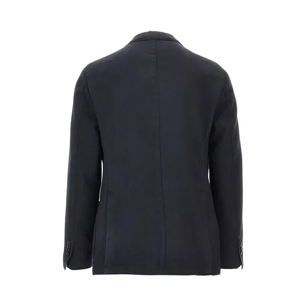 L.B.M. 1911 Tailored Virgin Wool Single-breasted Jacket - Blue