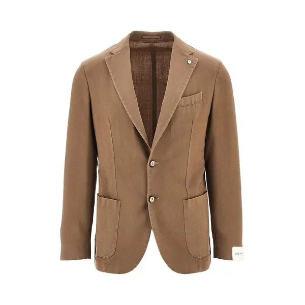 L.B.M. 1911 Jack' Wool Single-breasted Jacket - Brown