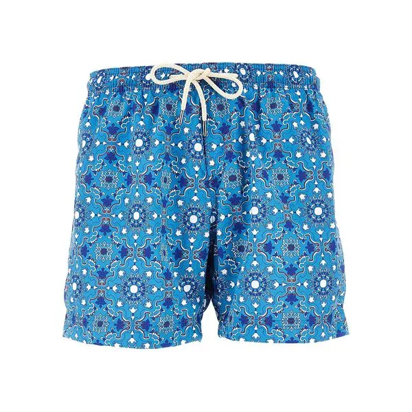 PENINSULA SWIMWEAR Rapallo' Printed Wim Hort - Blue