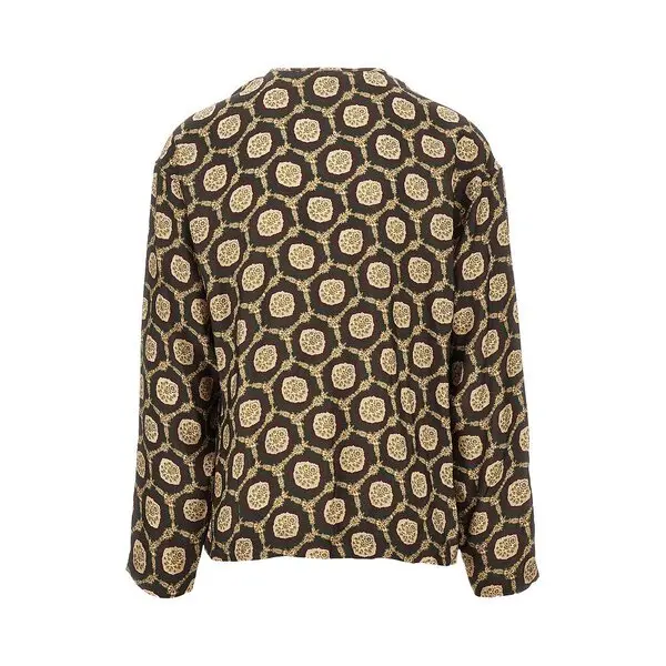 Emporio Armani Printed Viscose Shirt Jacket