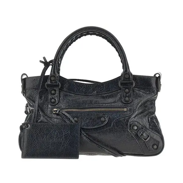 Balenciaga Arena Leather "le City First" Bag - Black