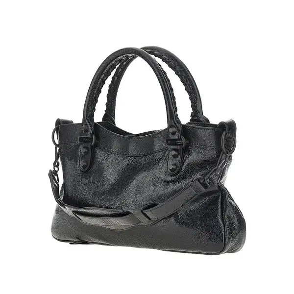 Balenciaga Arena Leather "le City First" Bag - Black