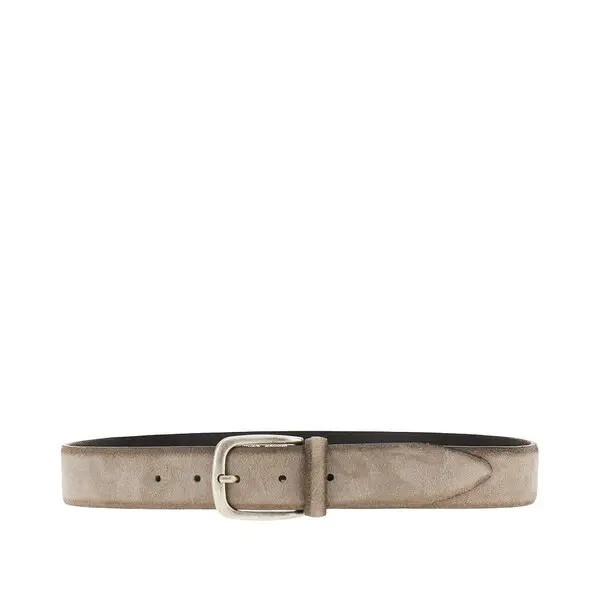 GIANNIFRANCO BELTS Suede Leather Belt