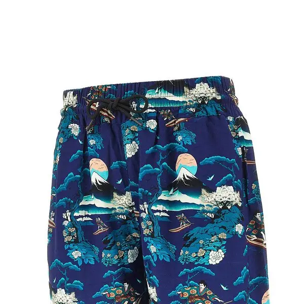 MAUNA KEA Printed Viscose Shorts