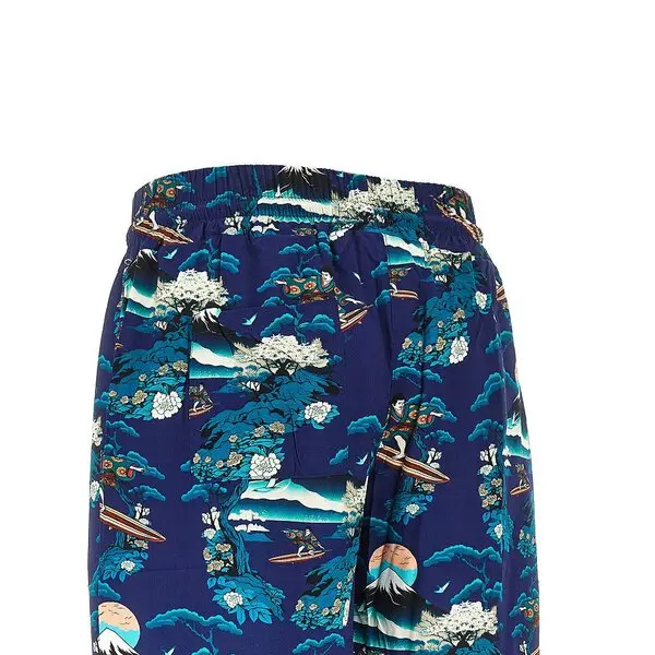 MAUNA KEA Printed Viscose Shorts