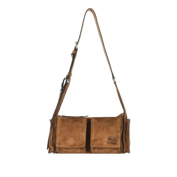 Miu Miu Suede Leather Utilitarian Bag
