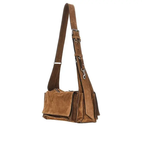 Miu Miu Suede Leather Utilitarian Bag