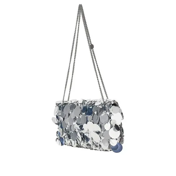 Rabanne Sequin Embellished Baguette Bag