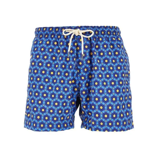 PENINSULA SWIMWEAR Procida Printed Swim Shorts - Blue