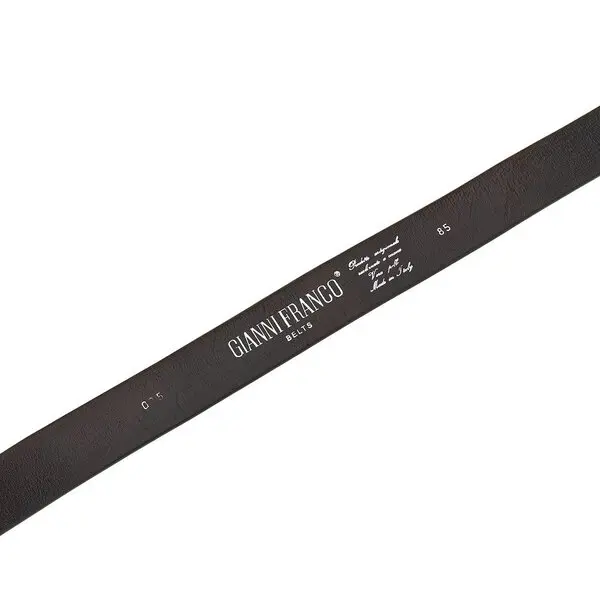 GIANNIFRANCO BELTS Leather Belt With Vintage Effect