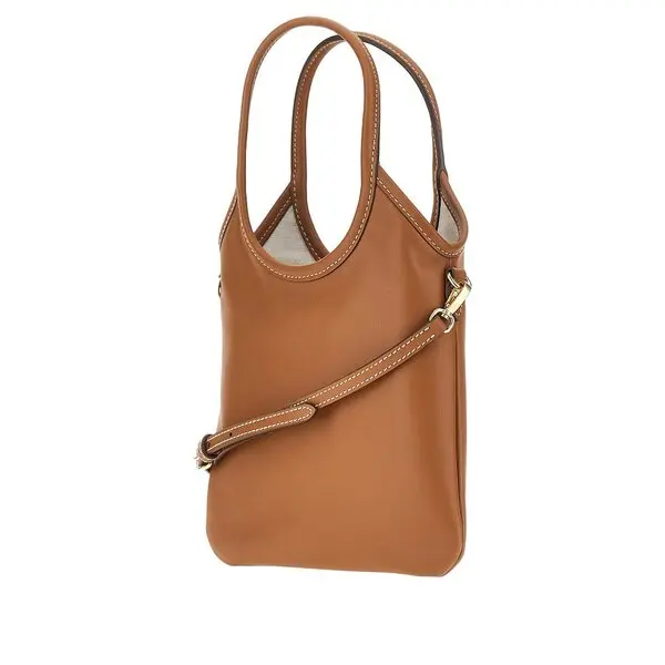 Miu Miu Mini "ivy" Leather Bag - Brown