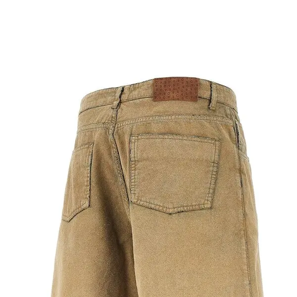 C.9.3 Suede-effect Cotton-blend Oxford Shorts