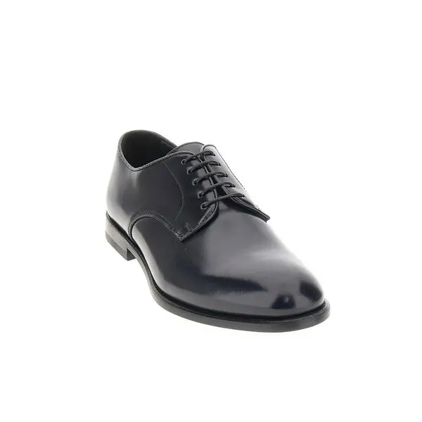 DOUCAL'S Brushed Leather Lace-up Shoes