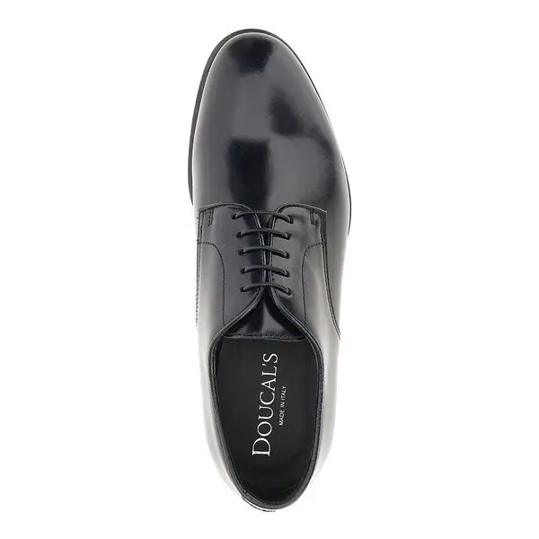 DOUCAL'S Brushed Leather Lace-up Shoes