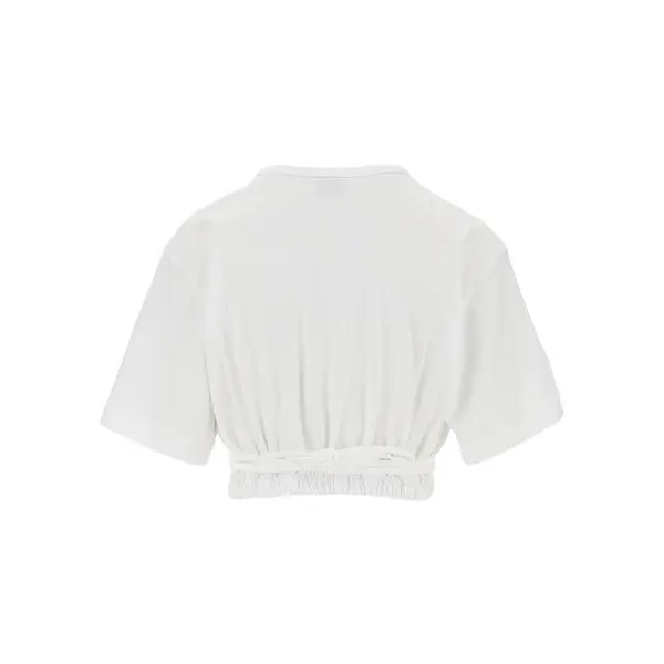Pinko Cropped T-shirt With Texan Detail