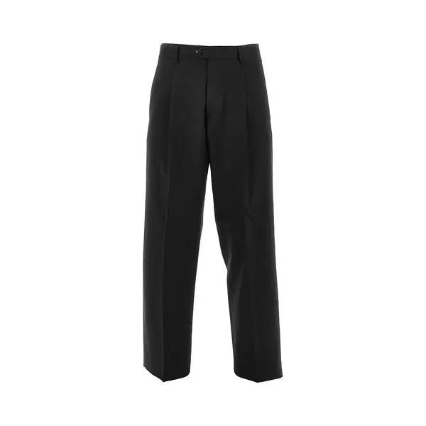 BRERAS Orazio Tailored Wool Twill Pants - Black