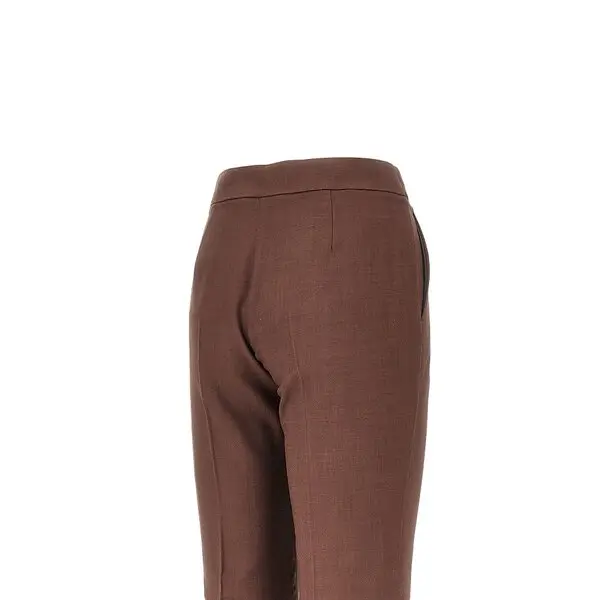 Pinko Stretch Viscose-blend Flared Pants