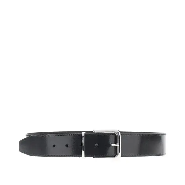 THE FRANKIE SHOP Sarno Leather Belt - Black