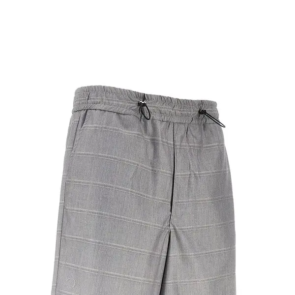 C.9.3 Cotton-blend Jacquard Check Bermuda Shorts