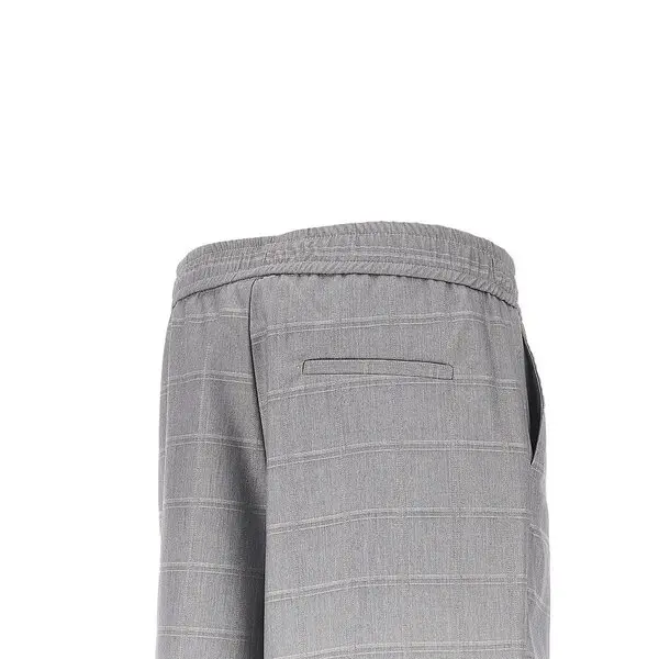 C.9.3 Cotton-blend Jacquard Check Bermuda Shorts
