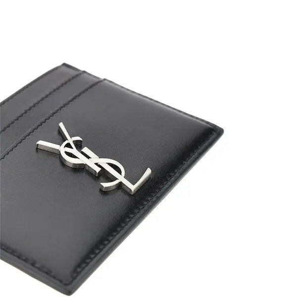 Saint Laurent Cassandre' Leather Cardholder
