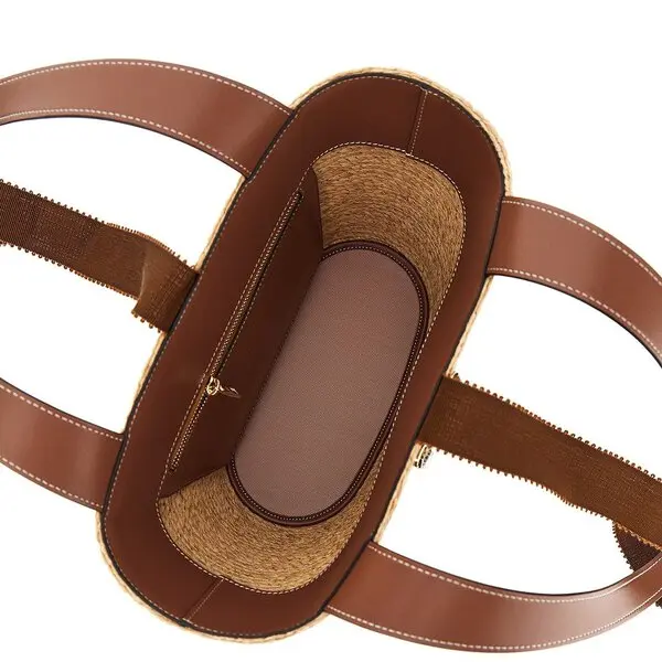ROGER VIVIER Raffia Small Viv Skate Bag