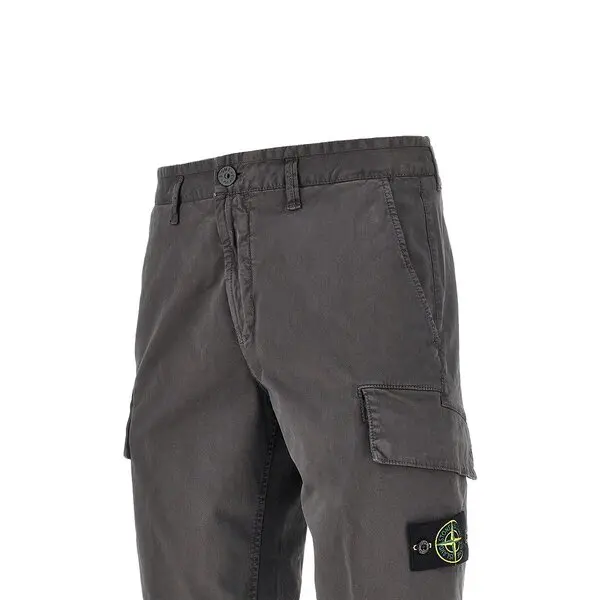 Stone Island Old Effect Broken Twill Cargo Shorts