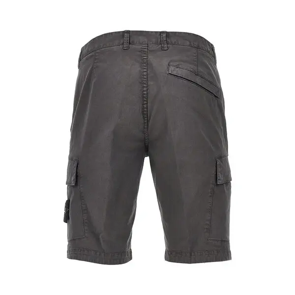 Stone Island Old Effect Broken Twill Cargo Shorts