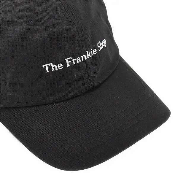 THE FRANKIE SHOP Cotton Gabardine Baseball Cap - Black