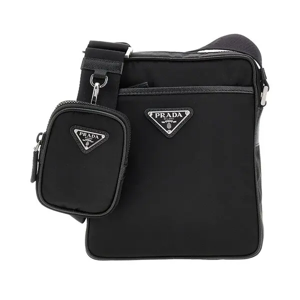 Prada Re-nylon Crossbody Bag - Black