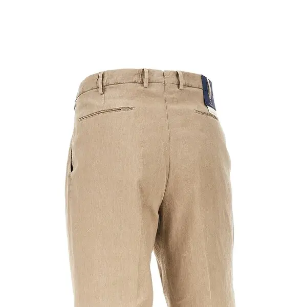 SANTANIELLO Clark Linen And Cotton Blend Pants
