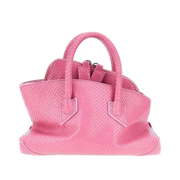 Attico La Passeggiata' Python-printed Leather Mini Bag