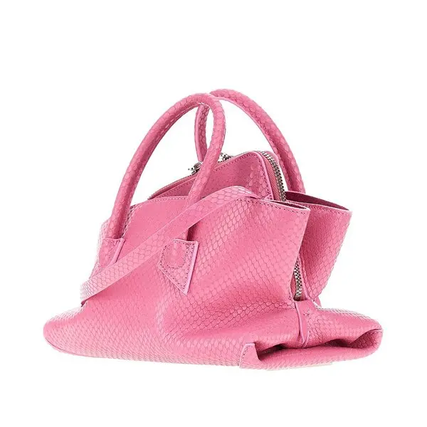 Attico La Passeggiata' Python-printed Leather Mini Bag