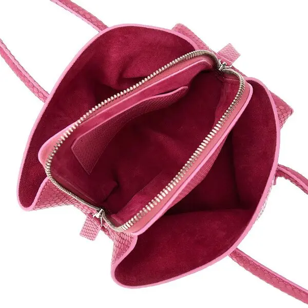 Attico La Passeggiata' Python-printed Leather Mini Bag